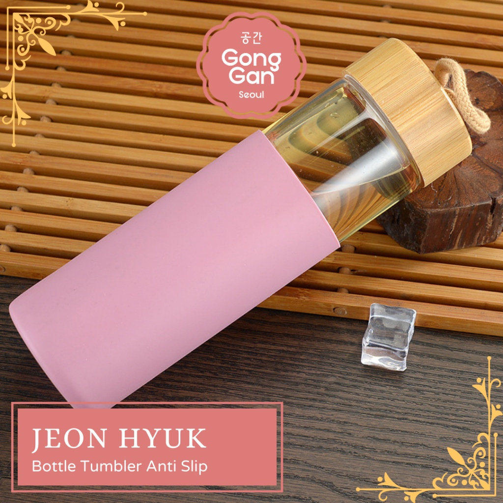 Jual 【GONG GAN】JEON HYUK Glass Bottle Minuman Aesthetic Botol Kaca Air ...