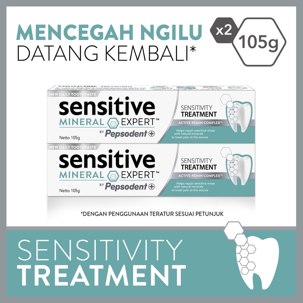 Jual Pepsodent Sensitive Mineral Expert Pasta Gigi Sensitivity ...