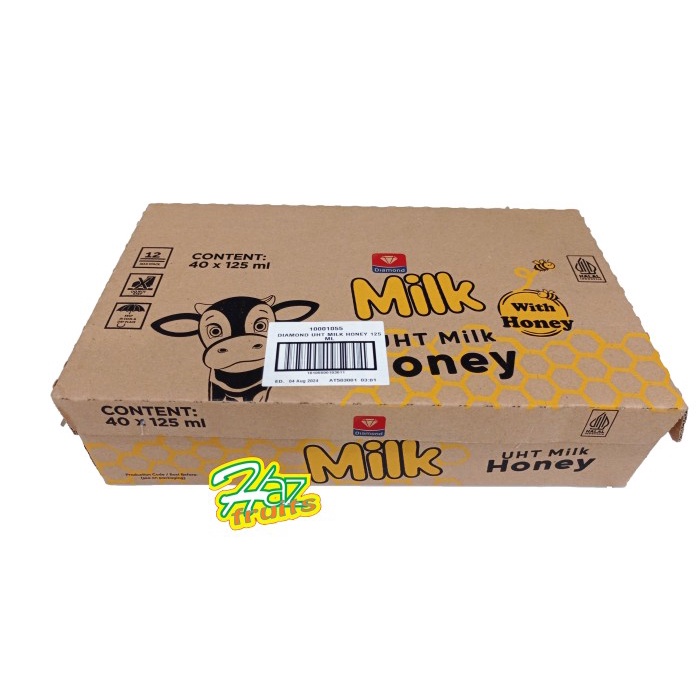 Jual UHT Milk Diamond|Susu UHT 125 ml x 40 pcs ( 1 Karton ) | Shopee Indonesia