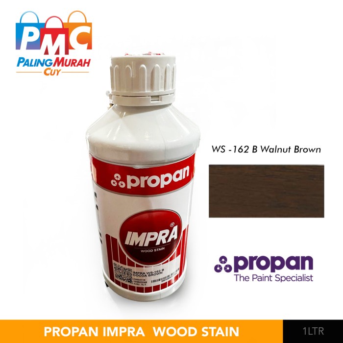 Jual IMPRA WOOD STAIN WS 162 B - Walnut Brown | Shopee Indonesia