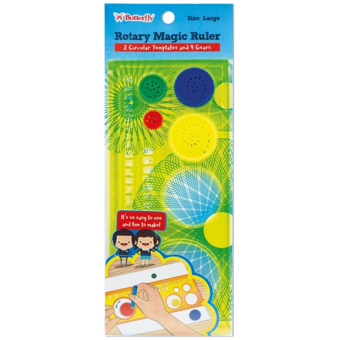 Jual Penggaris Butterfly Rotary Magic Ruler Large | Shopee Indonesia