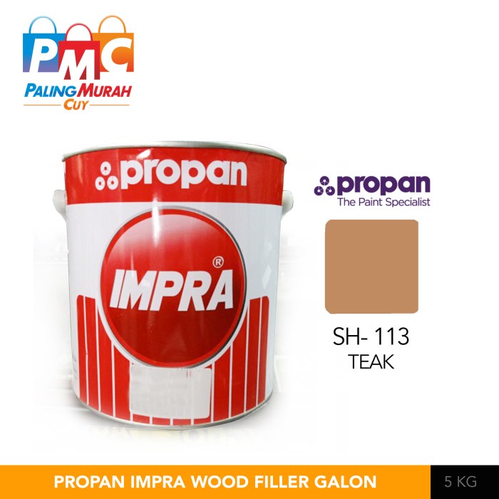 Jual IMPRA WOOD FILLER IMPRA-SH 113 TEAK 1 KG/Liter | Shopee Indonesia