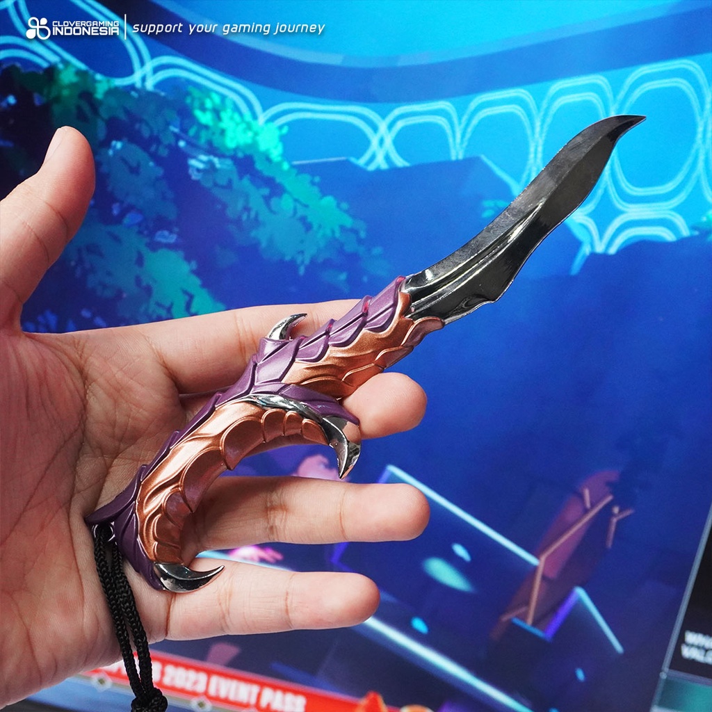 Jual Valorant Knife Miniatur Karambit Champion Prime Axe Forsaken ...