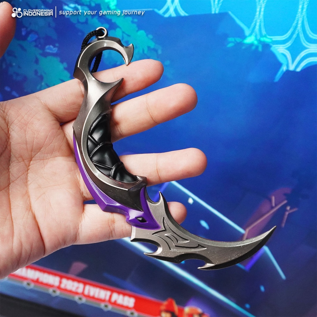 Jual Valorant Knife Miniatur Karambit Champion Prime Axe Forsaken ...