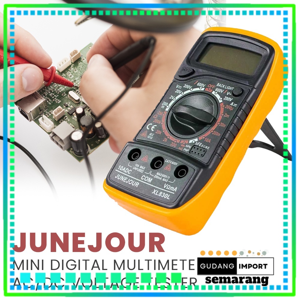 Jual [PROMO] Multimeter / Multimeter Digital / Digital Multimeter AC DC ...