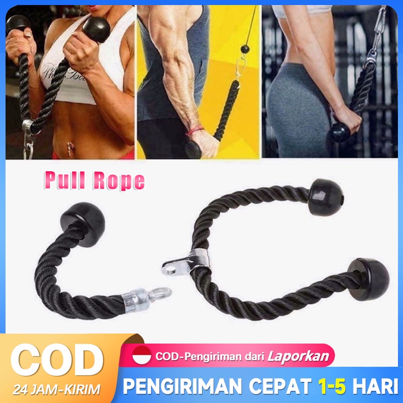 Jual Gym/Fitness / Melatih Kekuatan Otot Tricep Rope Speeds 014-35 Tali ...