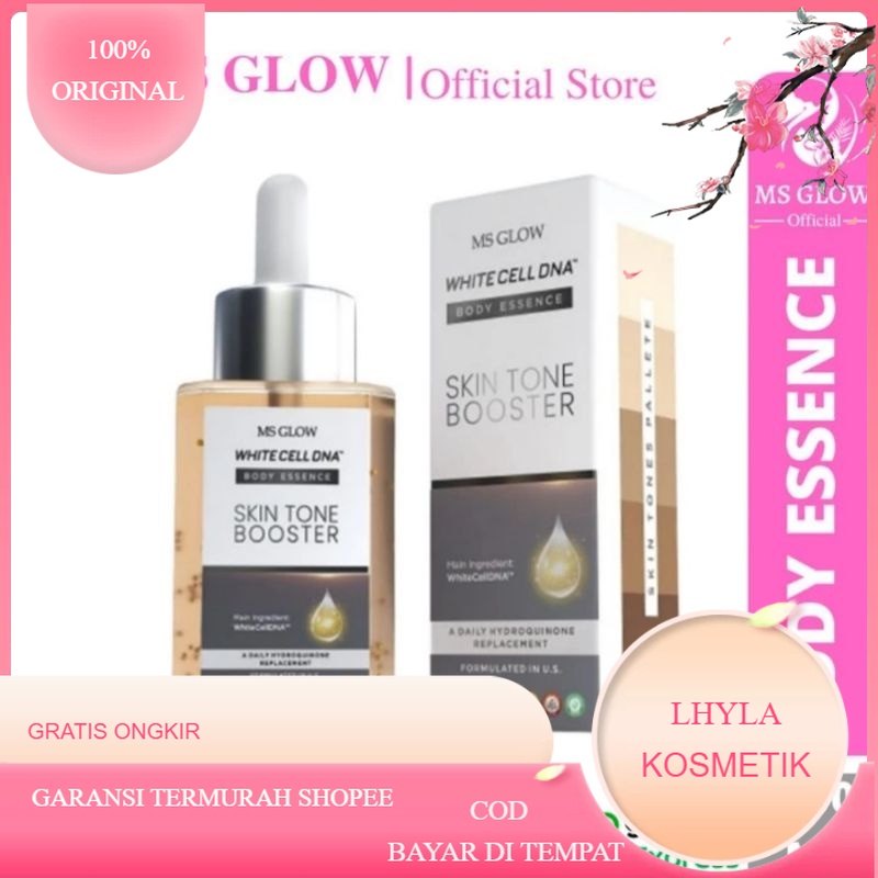 Jual MS GLOW WHITE CELL DNA BODY ESSENCE SKIN TONE BOOSTER | Shopee ...