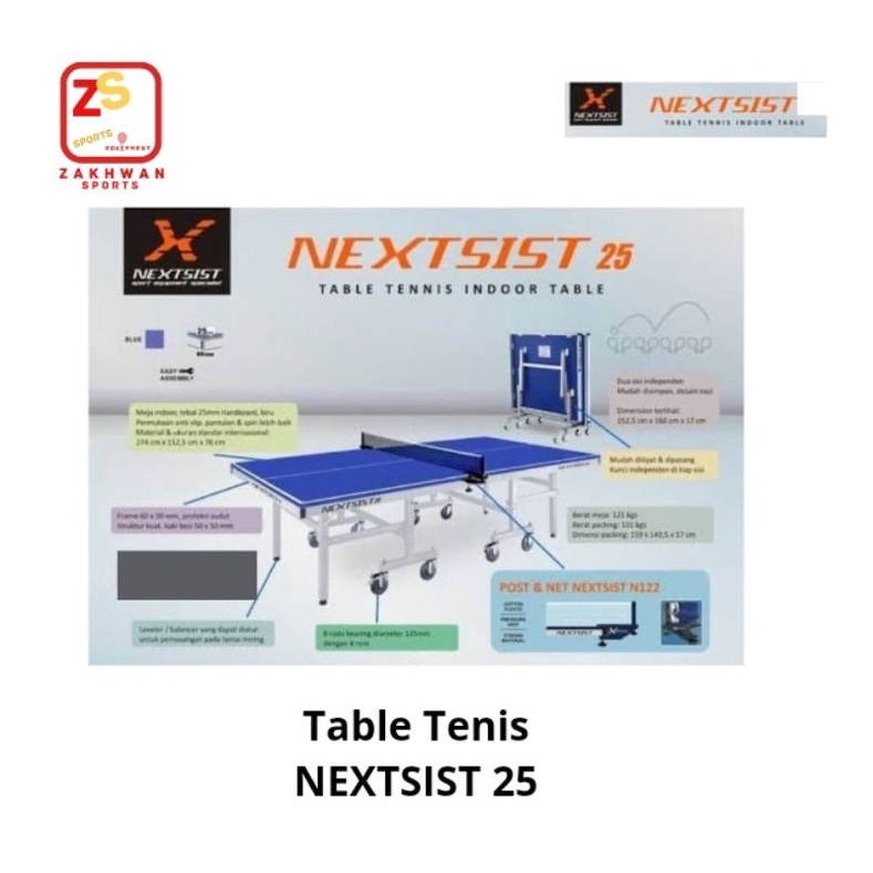 Jual Meja Pingpong Nexsist 25mm | Shopee Indonesia