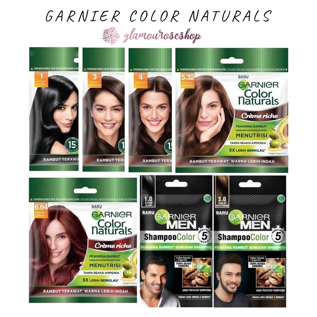 Jual Garnier Color Naturals Sachet Garnier Ultra Color Pewarna Rambut ...