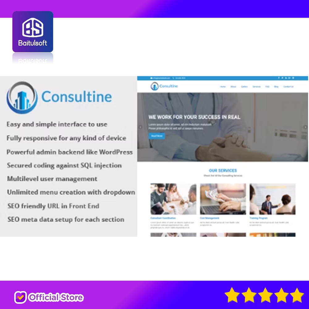 Jual SOURCE CODE APLIKASI CONSULTINE - CONSULTING, BUSINESS AND FINANCE WEBSITE CMS | Shopee ...