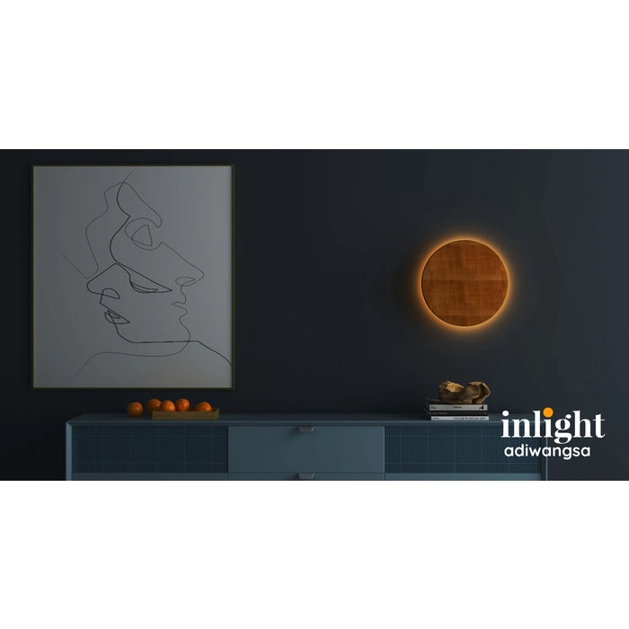 Jual Inlight - Adiwangsa Lamp- Lampu Tembok kayu solid | Shopee Indonesia