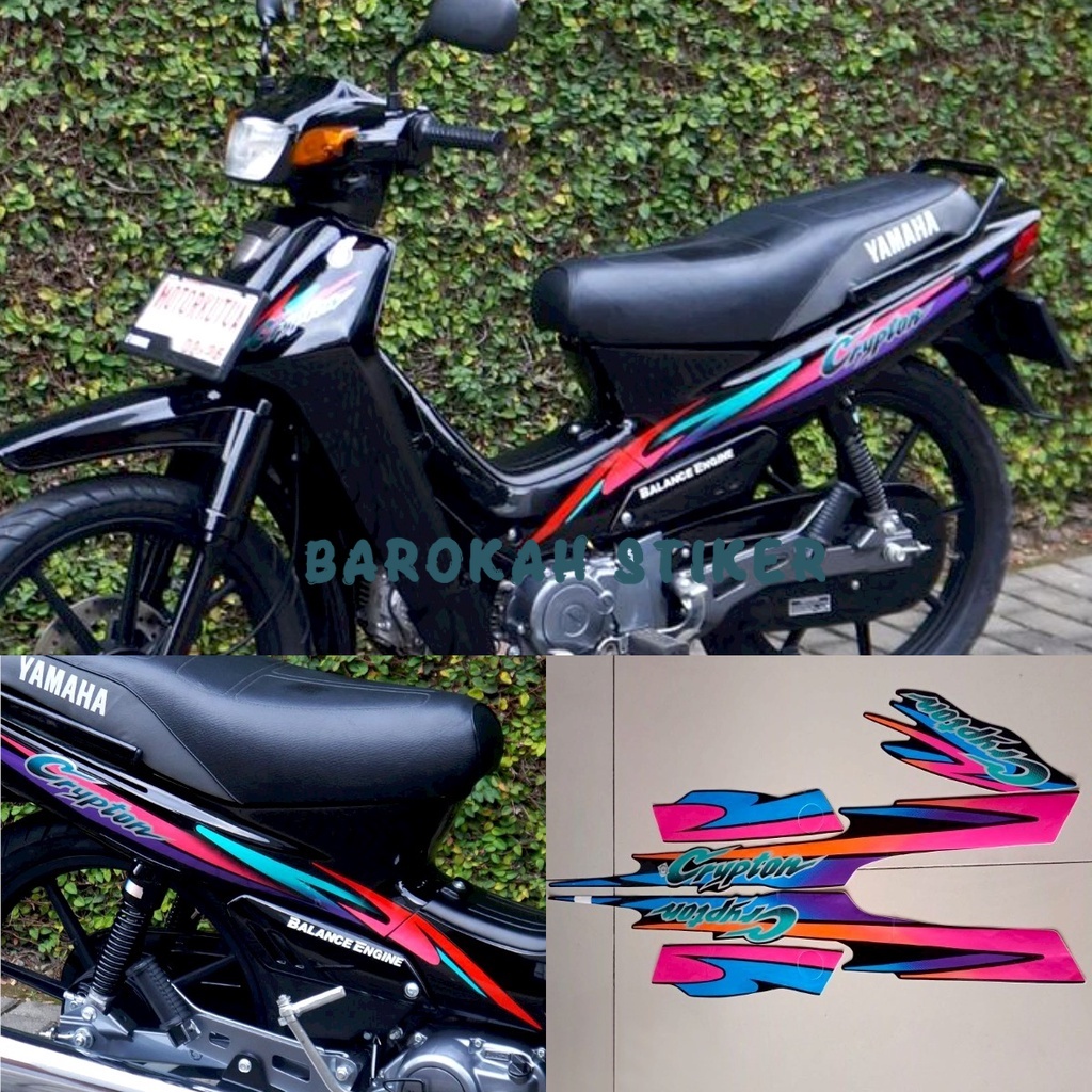 Jual Striping stiker polet list motor yamaha crypton cripton 1997 1998 1999 2000 lis list body ...