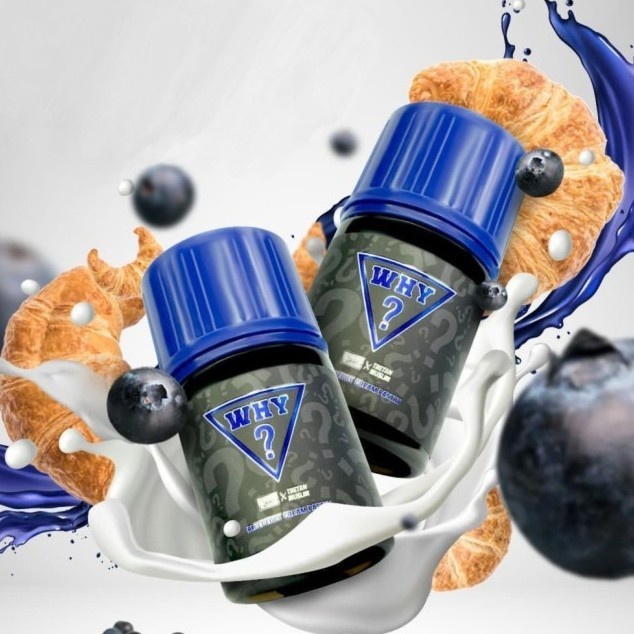 Jual WHY V3 Blueberry Cream Pastry 60mL by Tretan Muslim x VC - Liquid ...