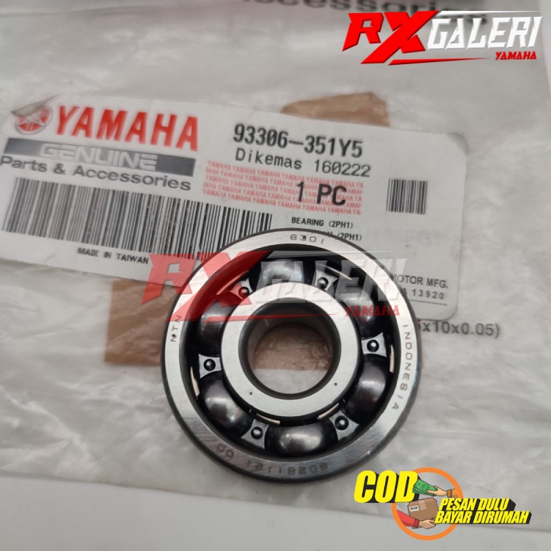 Jual Bearing Gir Rasio Depan Mio M3 Mio Z Soul GT Fino 93306-351Y5 ...