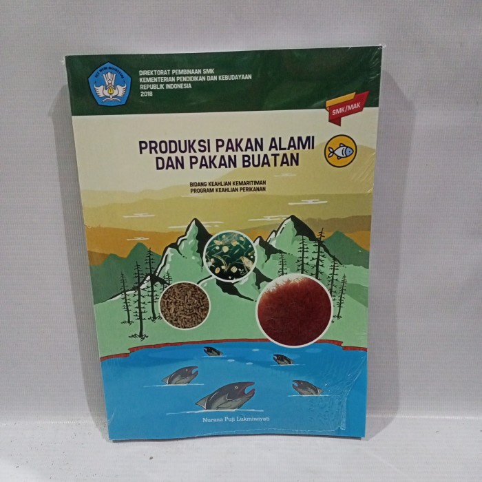 Jual buku produksi pakan alami dan pakan buatan bidang keahlian ...