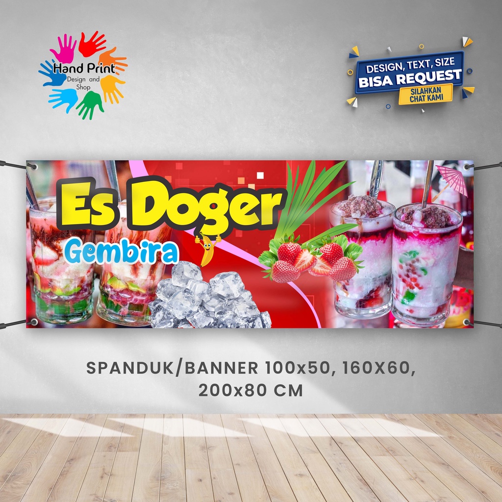 Jual Spanduk Banner Es Teler Sultan Merah B Gratis Memesan Desain ...