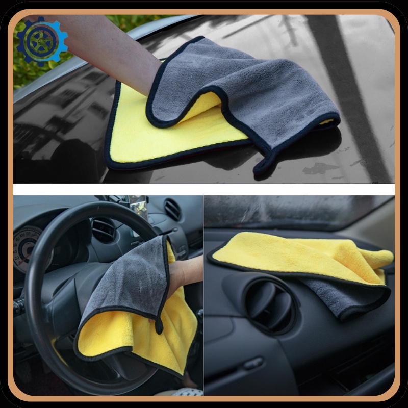 Jual 30x30cm Kain Lap Mobil Motor 2 Sisi Multifungsi Kain Lap ...