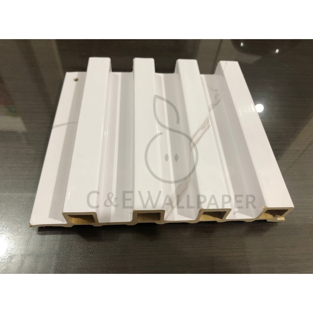 Jual wpc wood panel dinding / wallpanel dinding per batang 1m ...