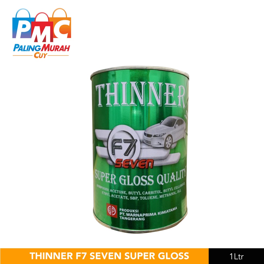 Jual Thinner F7 Super Gloss 1 Liter Pengencer Cat | Shopee Indonesia