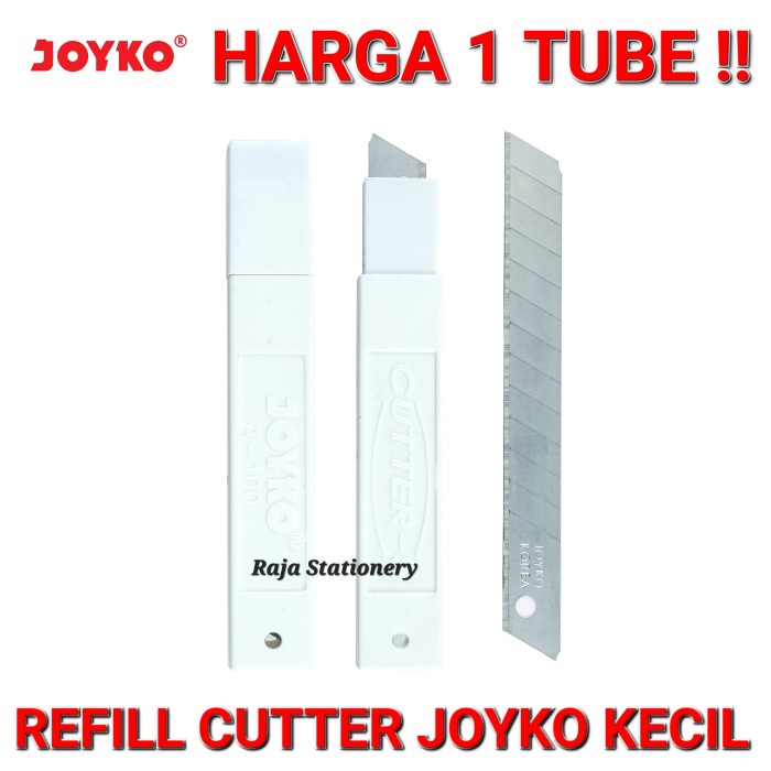 Jual Joyko Cutter Blade KECIL / ISI ULANG Pisau Cutter Joyko Pemotong A ...