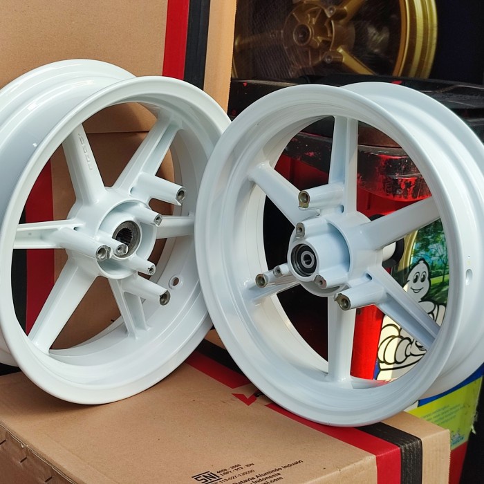 Jual velg vrossi new nmax 3.5in 4.0in R13 lebar - Putih | Shopee Indonesia