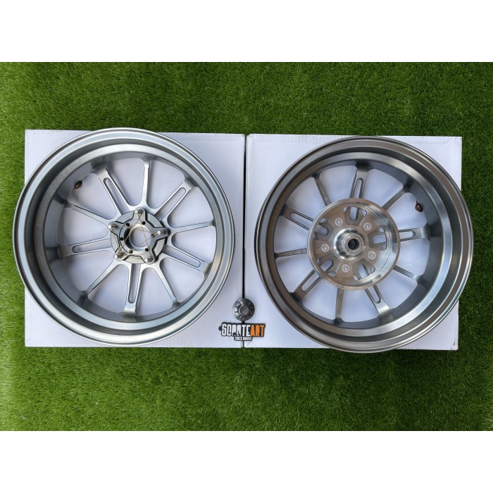 Jual Velg One Drag Rims R12 Titanium Grey Vespa Sprint Primavera S LX ...