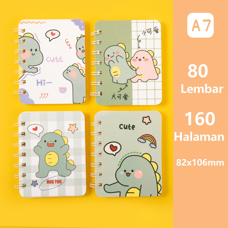 Jual MOKA NOTEBOOK RING MOTIF / BUKU A7 CATATAN RING / BUKU TULIS RING ...