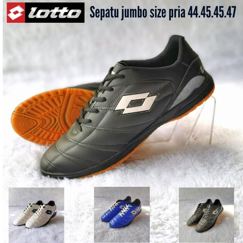 Jual sepatu pria Lotto futsal bola batminton premium big size | Shopee ...