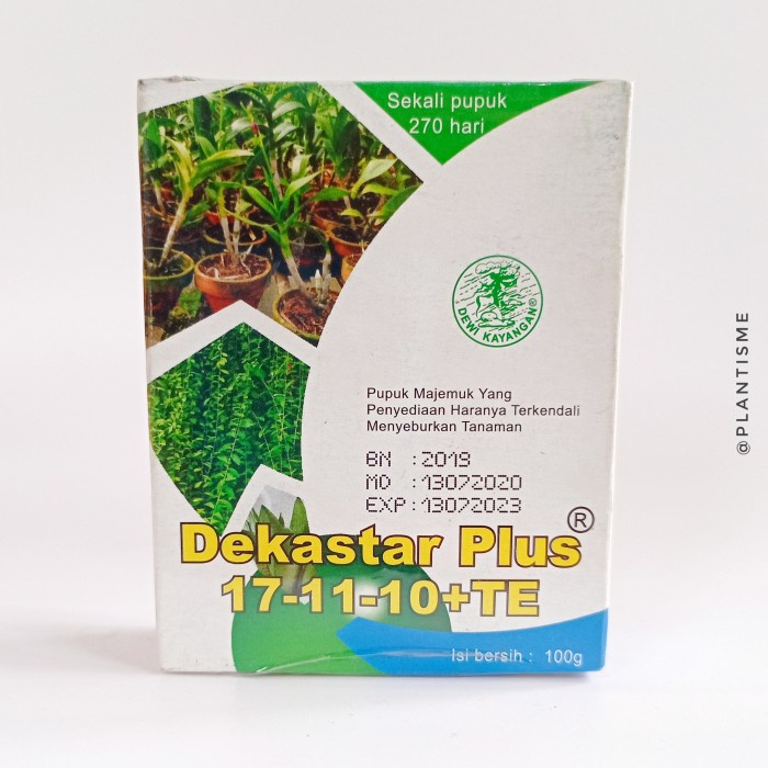 Jual Pupuk Tanaman Dekastar Plus 17-11-10+TE Osmocote 100gr | Shopee ...