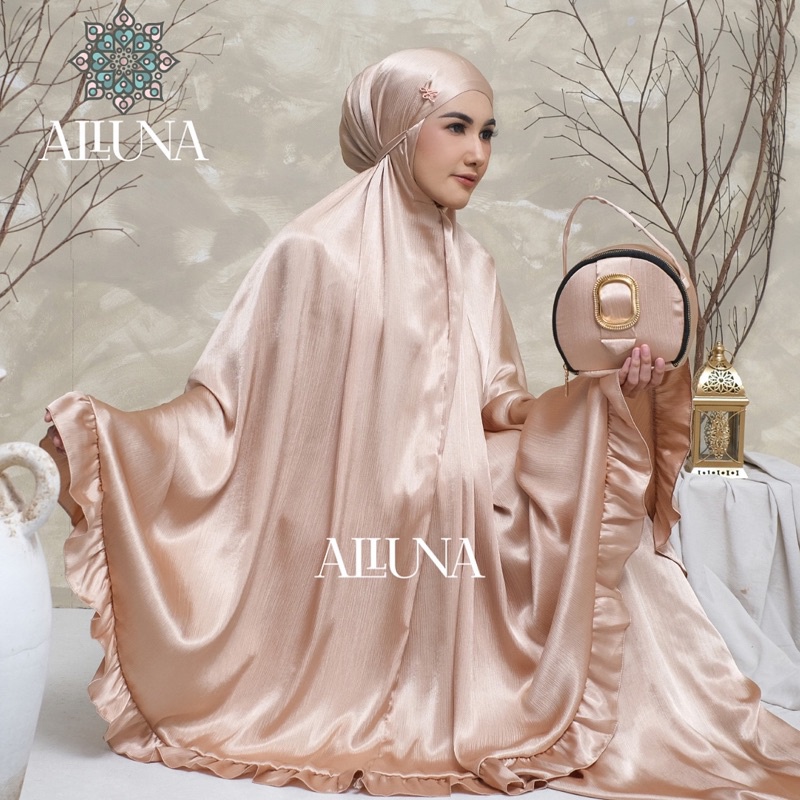 Jual ALLUNA - Mukena Dewasa Mewah Silk Premium 2in1 Canza Series ...