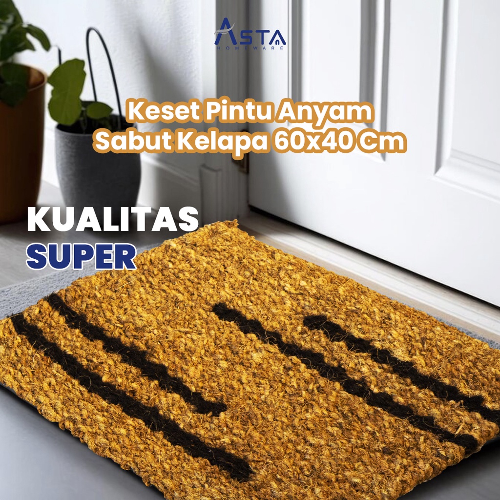 Jual Royalton Keset Kaki Serap Air Ijuk Sabut Kelapa Tebal Super 40 x ...