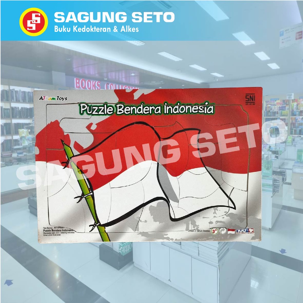 Jual MAINAN PUZZLE BENDERA INDONESIA | Shopee Indonesia