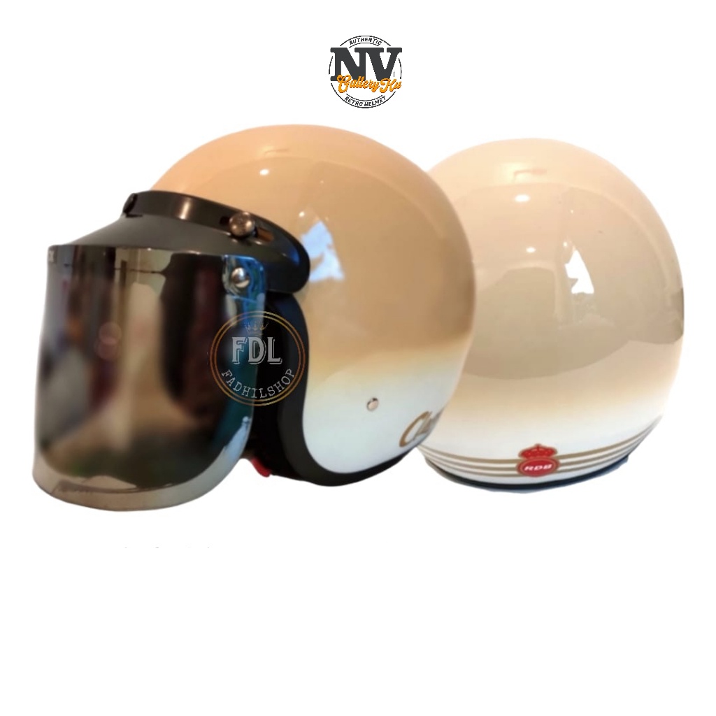 Jual HELM BOGO CLASSIC DEWASA RETRO VINTAGE HALF FACE PRIA WANITA HIJAB ...