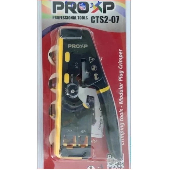 Jual PROXP Crimping Tools UTP Modular Plug Crimper CTS2-07 Tang Kupas ...