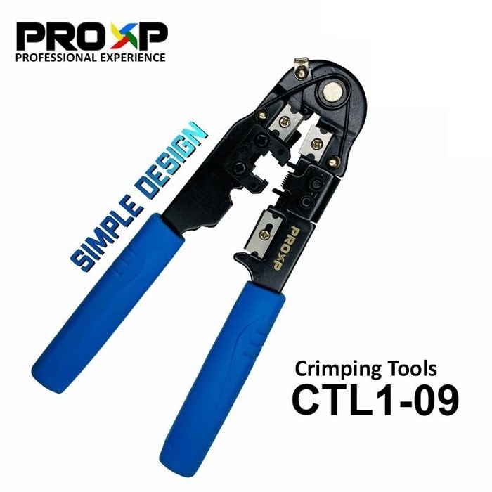 Jual PROXP Crimping Tools UTP CTL1-09 Tang Kupas Kabel RJ45 | Shopee ...