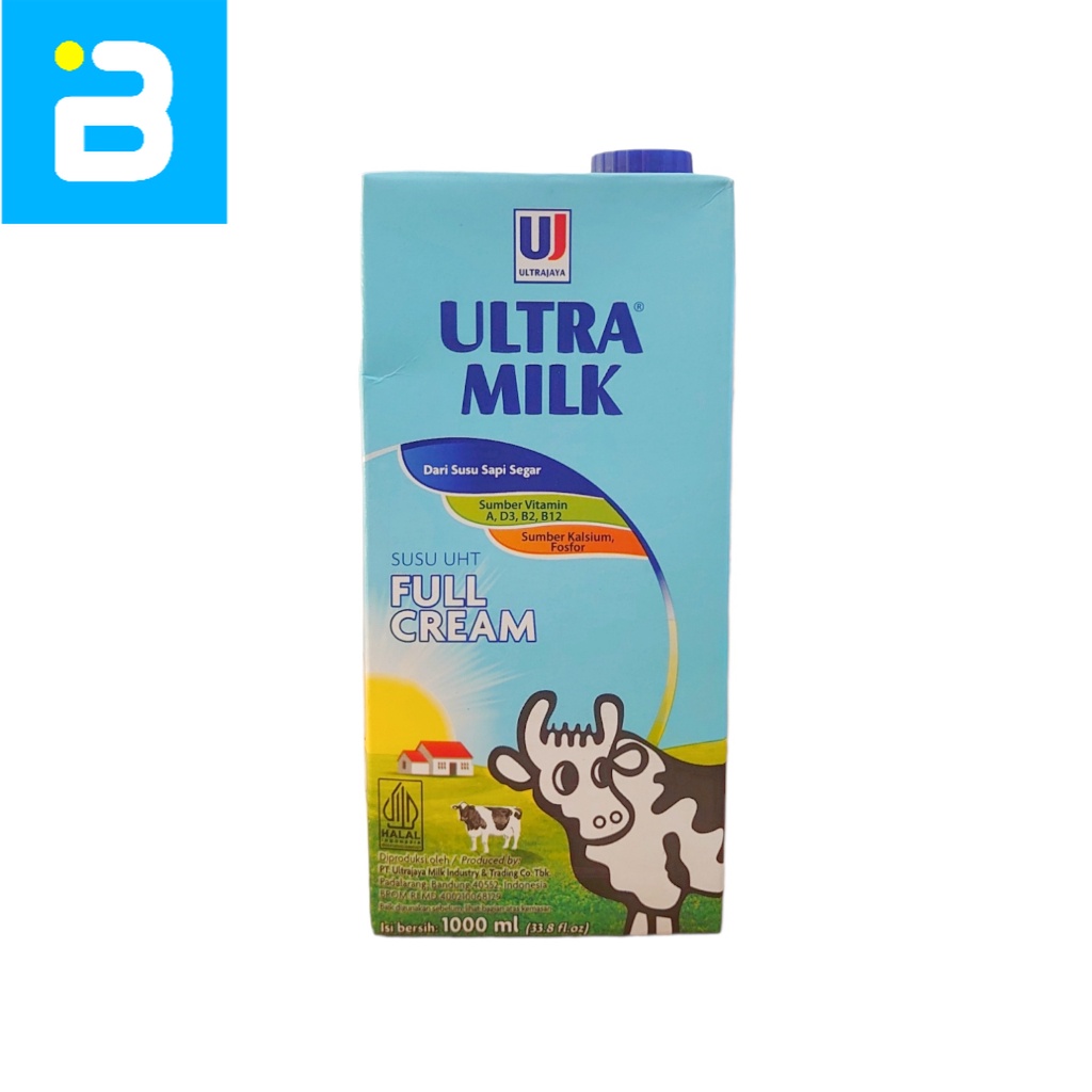 Jual Ultra Milk UHT Full Cream 1 L | Shopee Indonesia