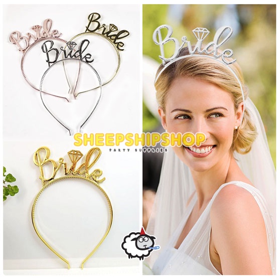 Jual BANDO BRIDE GOLD SILVER ROSEGOLD Pesta Pernikahan Party Wedding ...