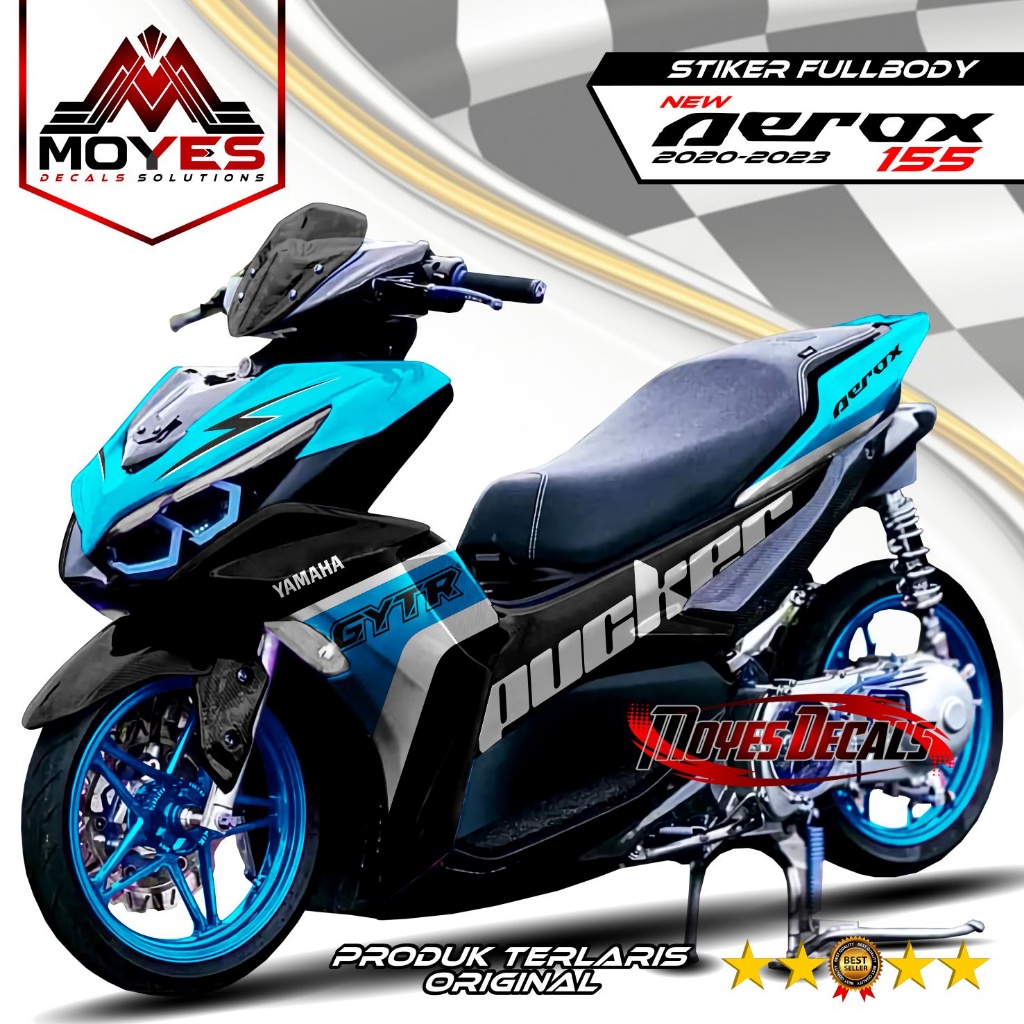 Jual TERBARU Decal Aerox New Fullbody Dekal New Aerox Connected ...