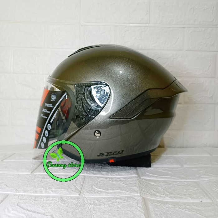 Jual HELM HALF FACE RSIX XPRO / HELM R SIX X PRO GUNMETAL GLOSSY ...