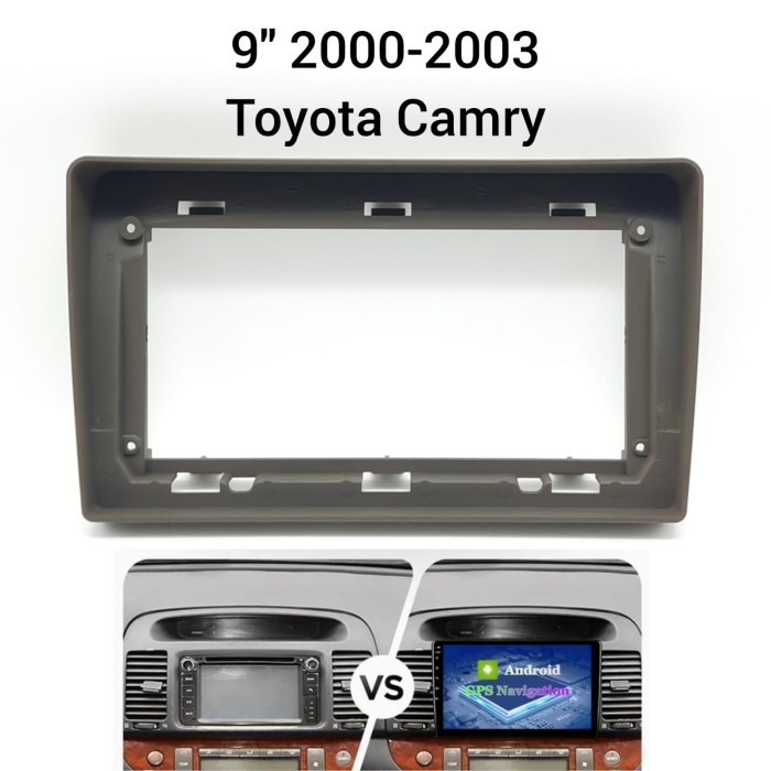 Jual PNP Frame headunit 9 inch Toyota Camry floating 2000 2003 | Shopee ...