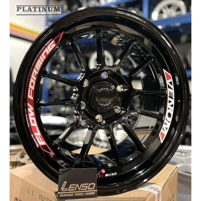 Jual VELG LENSO VENOM 5 RING18 LOBANG 6X139,7 BLACK GLOSSY | Shopee Indonesia