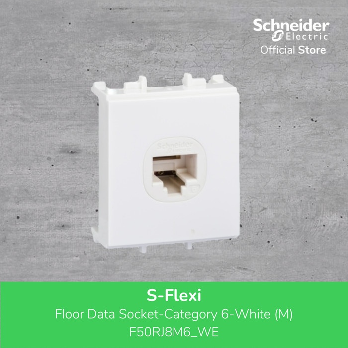 Jual Schneider Electric S-Flexi - floor data socket - category 6 ...