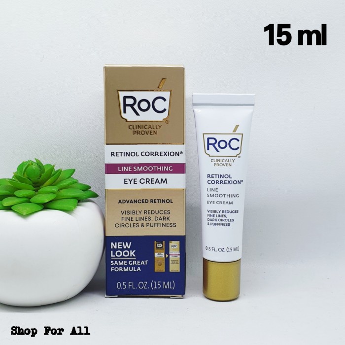Jual ROC Retinol Correxion Eye Cream 15 ml / 15ml (Full Size) | Shopee Indonesia