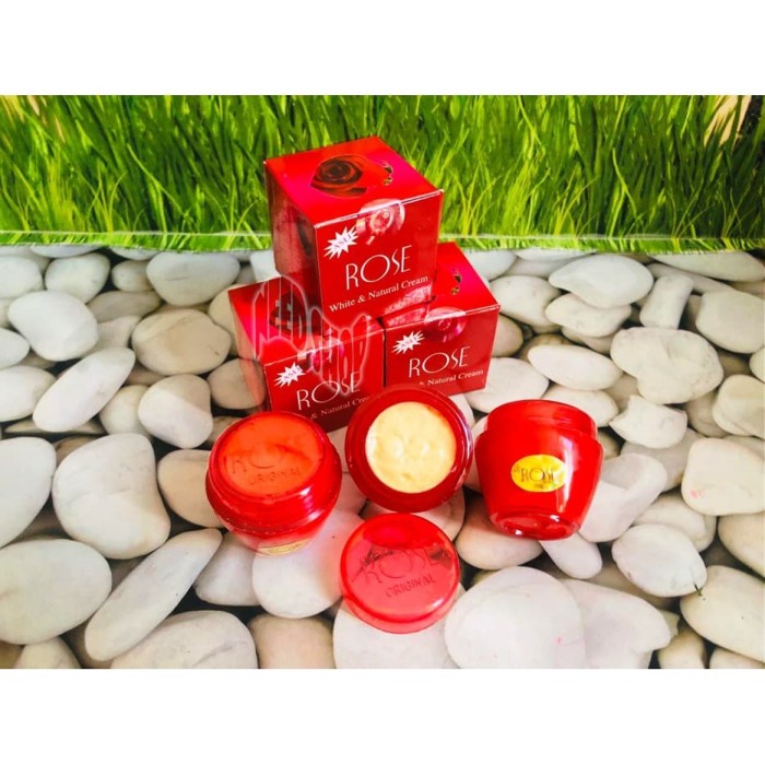 Jual KRIM / CREAM ROSE WHITE & NATURAL KULIT TAMPAK PUTIH ORIGINAL 30 ...