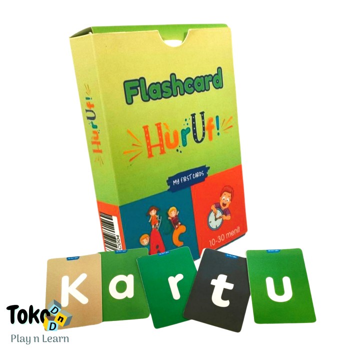 Jual Mainan Edukasi Anak My First Flashcard Huruf Abjad Kartu Alphabet ...