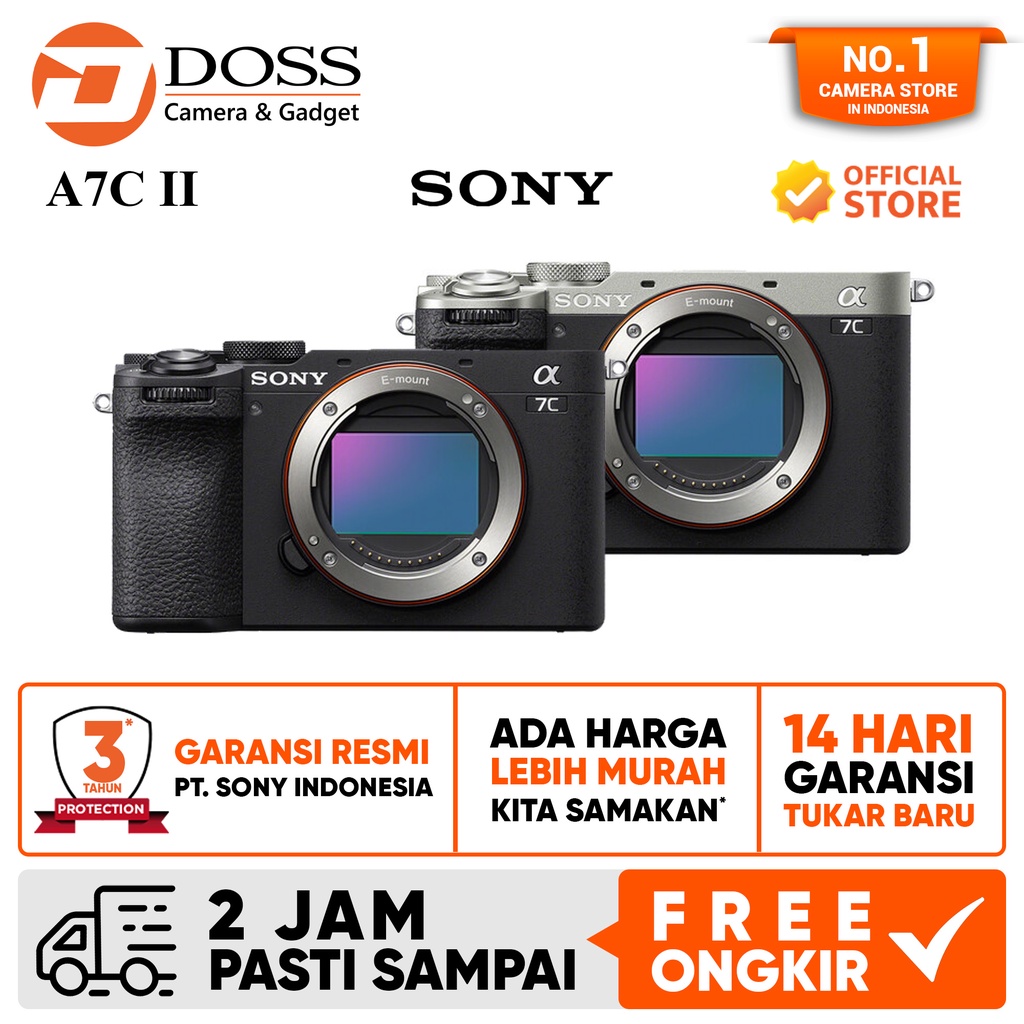 Jual Sony Alpha A7C II Sony A7CII A7 C II Mirrorless Camera Body Only ...
