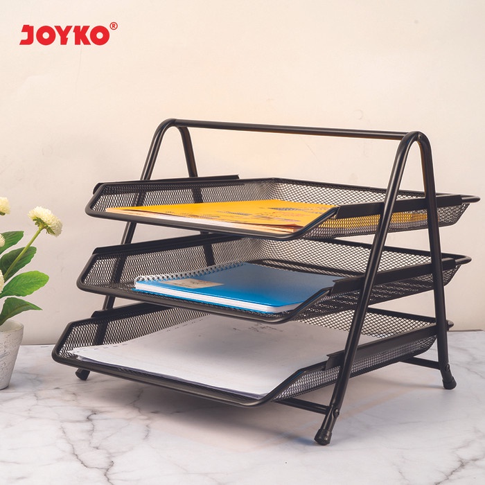 Jual alat tulis kantor atk Joyko Document Tray 3 Tier / Rak Dokumen 3 ...