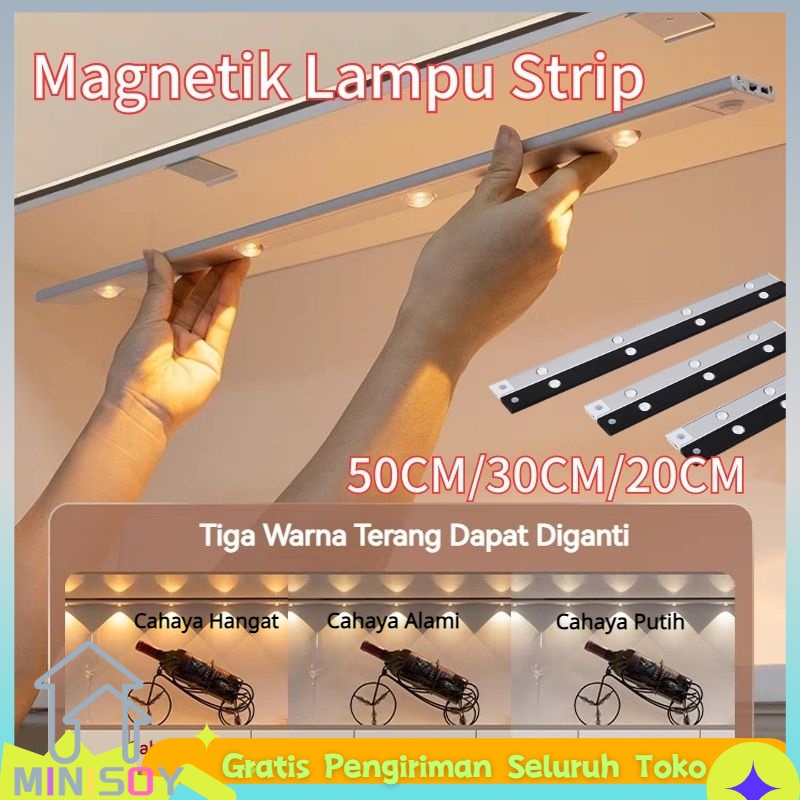 Jual 【COD】Lampu Led Sensor Gerak Multifungsi Lampu Sensor Lampu Lemari ...