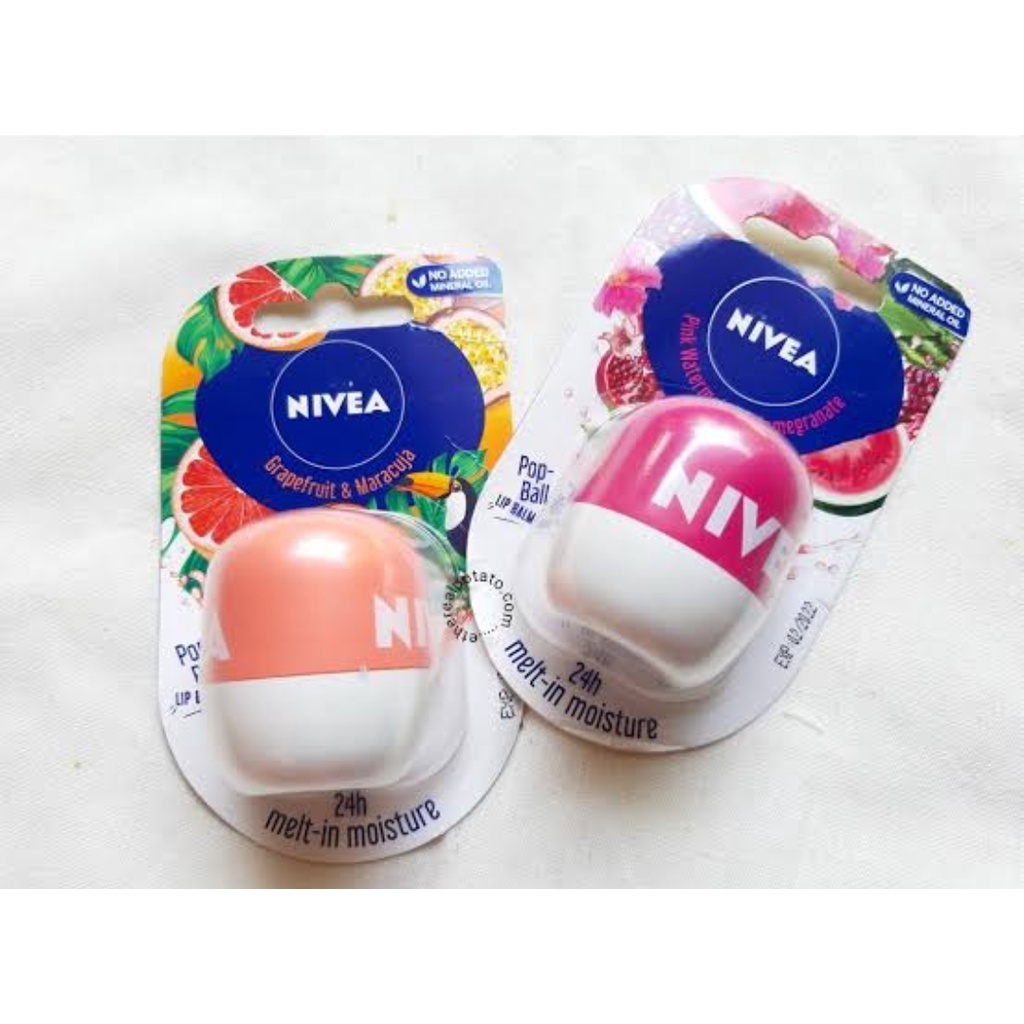 Jual Lip Bam Nivea Pop ball 7g | Shopee Indonesia