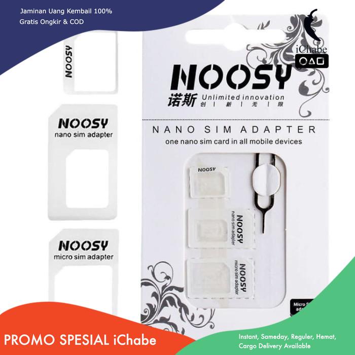 Jual [Bisa COD] Noosy SIM Card Adapter 3 in 1 (Micro, Nano, Mini ...